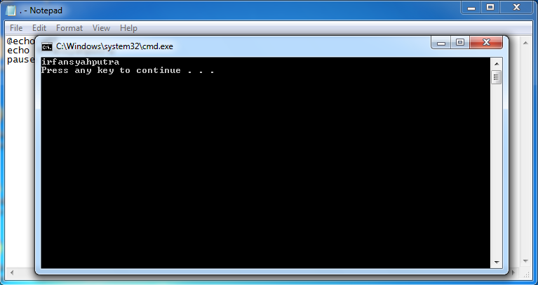 Tutorial Dasar Pemrograman Batch File