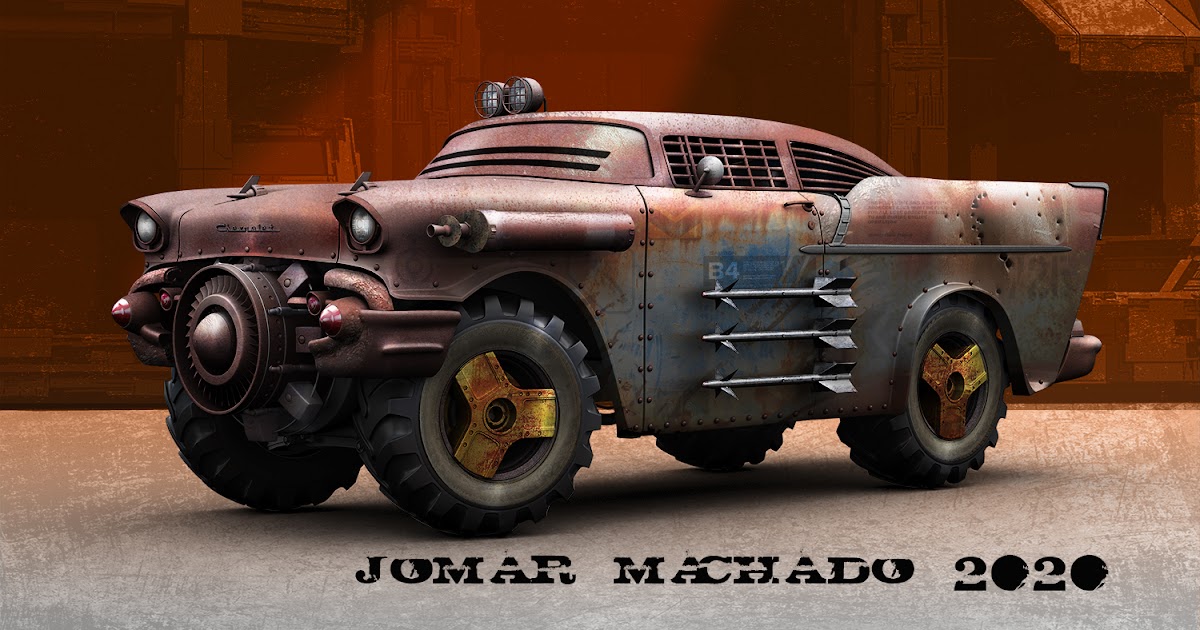 MY WORKS: The Chevy57, pos-apocalyptic styles...