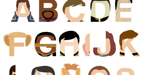 Mike BaBoon Design: Star Trek Alphabet