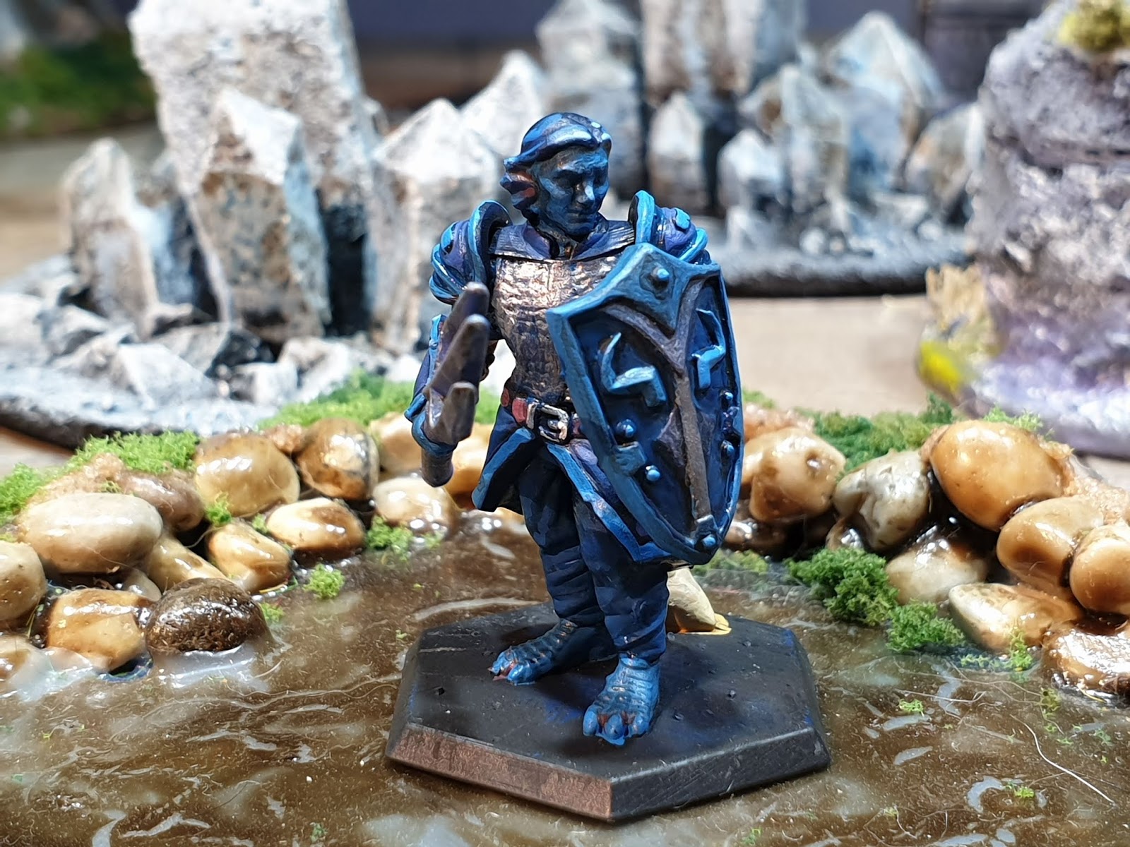 Daxio's Uneventful Day: Hero Forge Custom Miniatures: Triton and Gnome