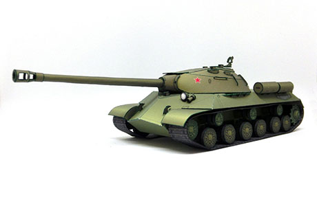 IS-3 Heavy Tank Paper Model | Paperized Crafts