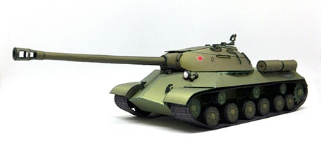 IS-3 Heavy Tank Paper Model | Paperized Crafts