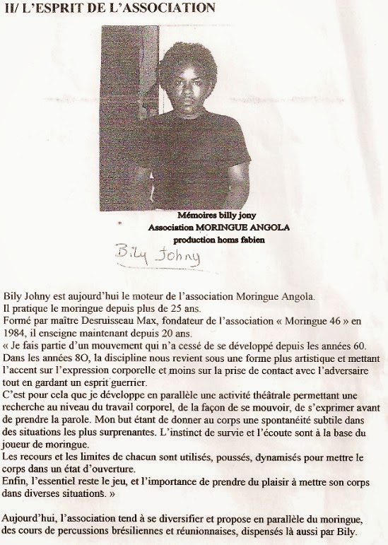 MORING ANGOLA guerriers de la danse: MORINGUE ANGOLA 1996