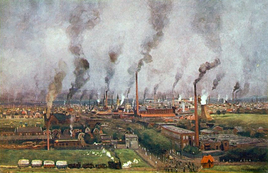 transpress nz: factory city of Enschede, Netherlands, postcard, early ...