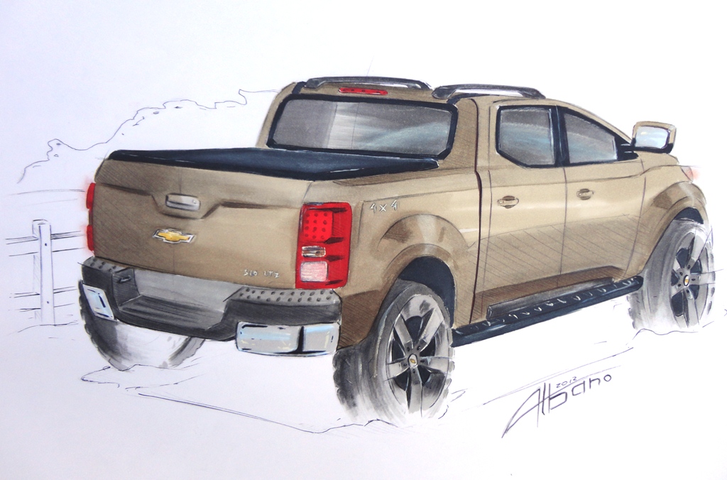 Albano Design: Sketch Chevrolet S10