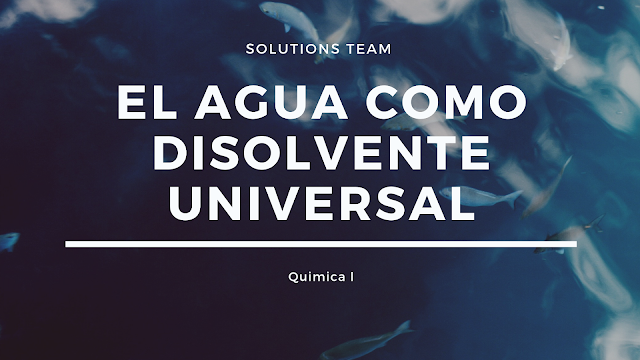 Actividad experimental 2, el agua como disolvente universal