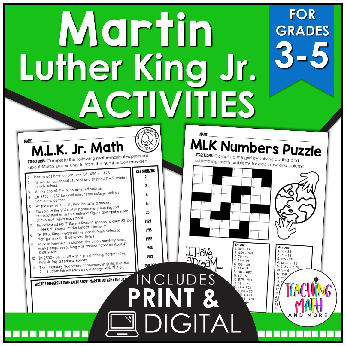Kelly McCown: January Math Resources