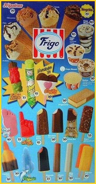 EL KIOSKO DE AKELA: HELADOS FRIGO