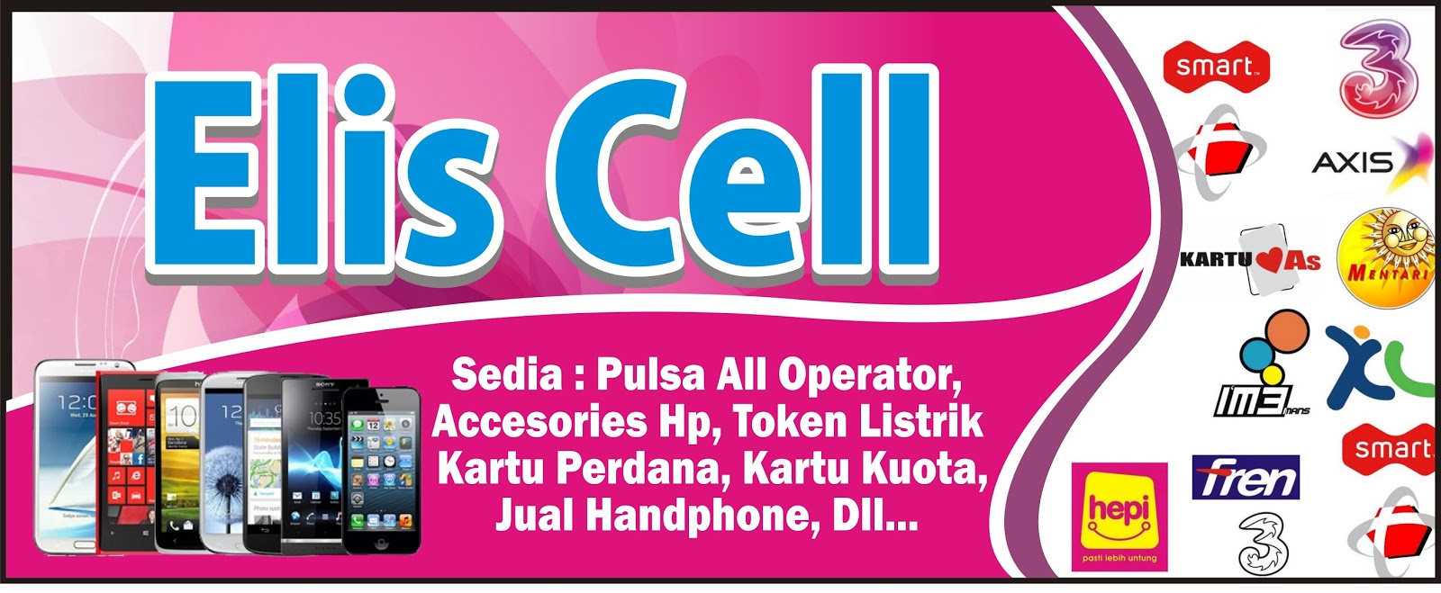 Download Contoh Spanduk Konter Pulsa.cdr - KARYAKU