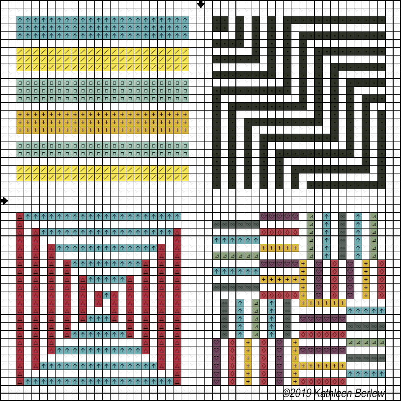 Cross-Stitch Minis: Summer Stripes