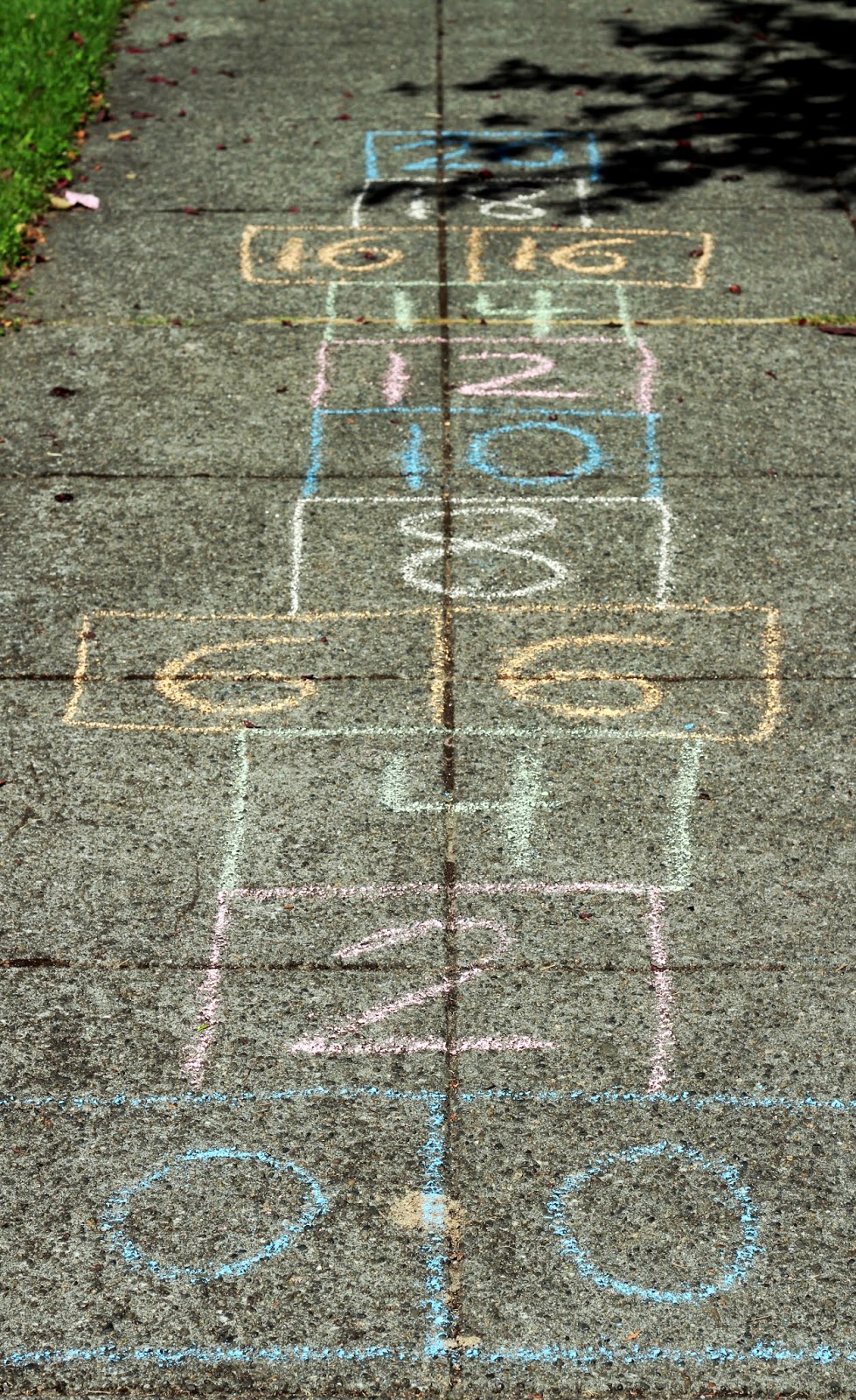 Skip Counting Activities with Sidewalk Chalk - Playdough To Plato