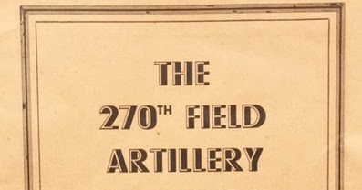 270th Field Artillery Battalion Battery A
