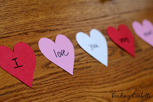 Alphabet Treasure Hunt for Valentine's Day ~ Reading Confetti