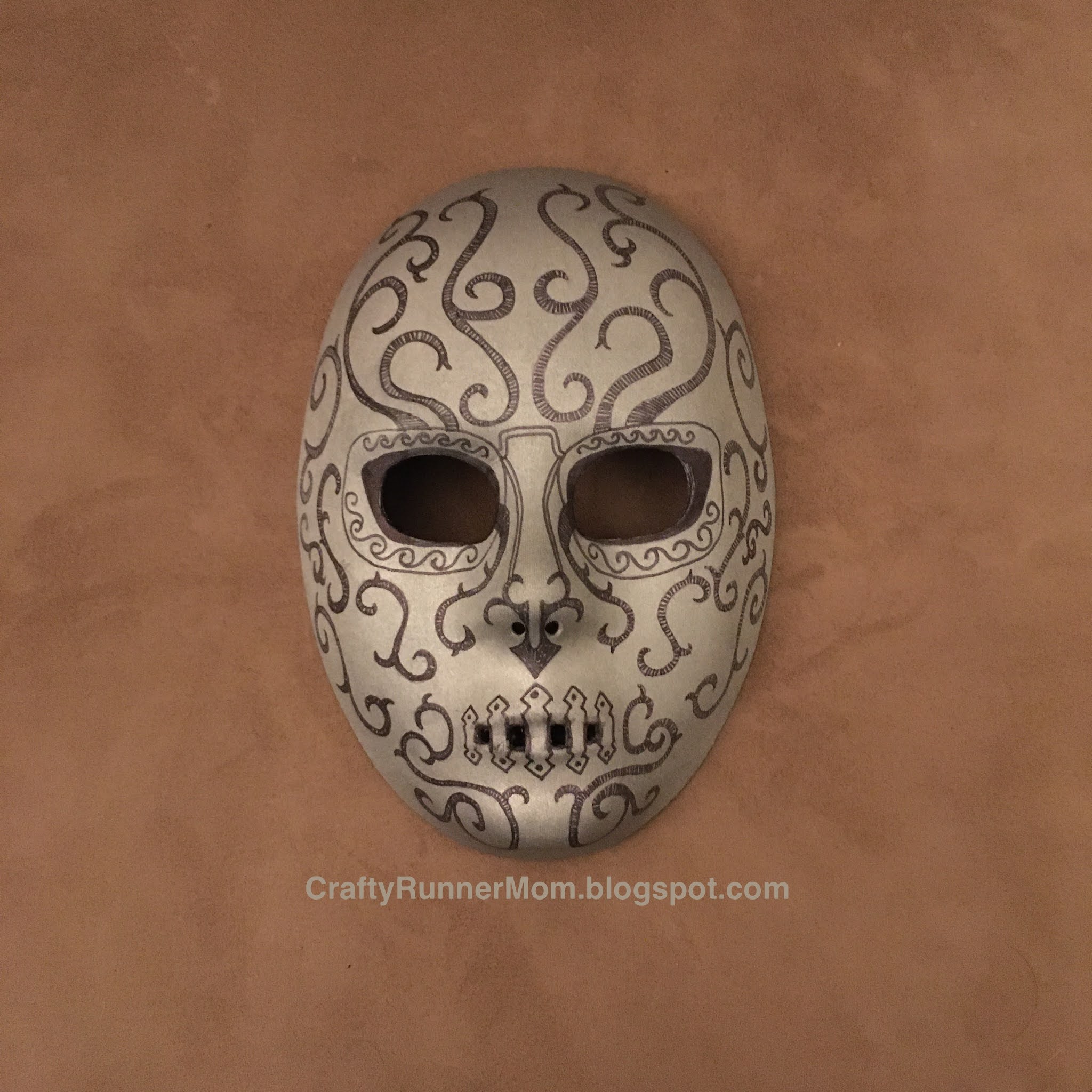 Crafty Runner Mom: DIY Deatheater Mask