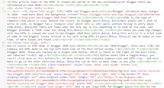Working with HTML in Blogger's new (2020) Post-editor - Researchave