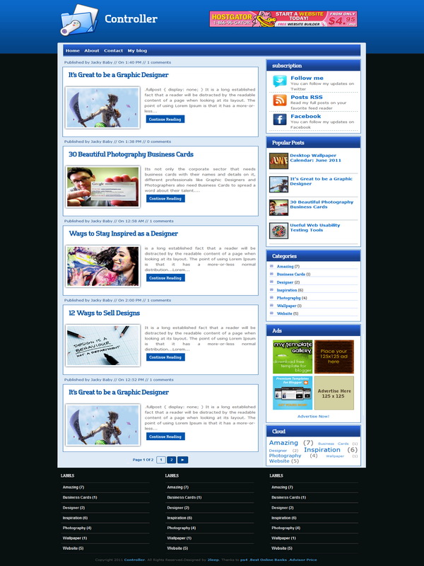 Template For Blog | Blogger Templates | Wordpress Themes