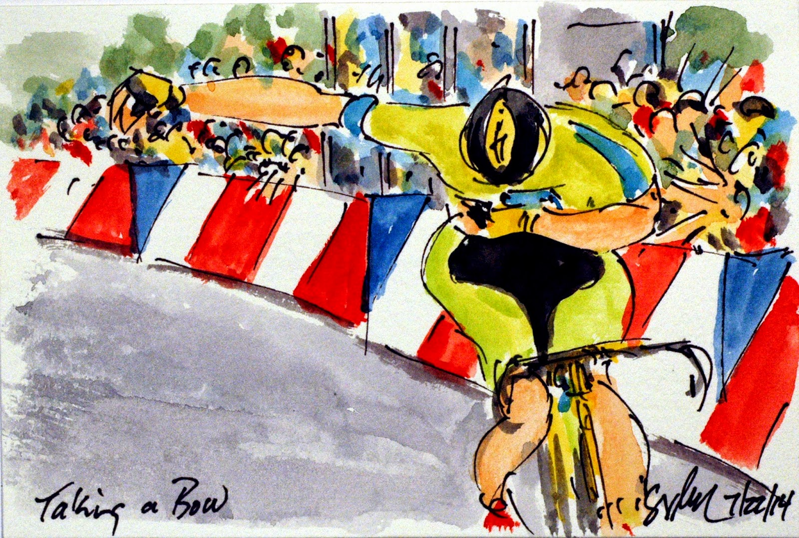 The Art of Cycling: Tour Stage 16: Taking a Bow