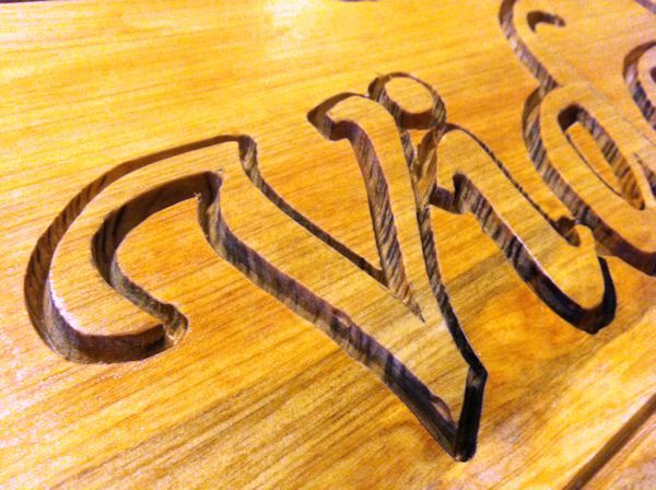 How To Carve Letters Into Wood ~ Thankyou Letter