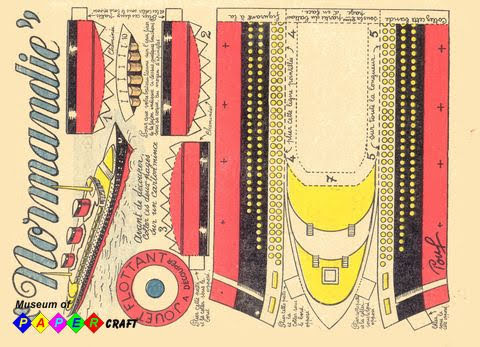 Museum of Papercraft: Le Normandie (decor)