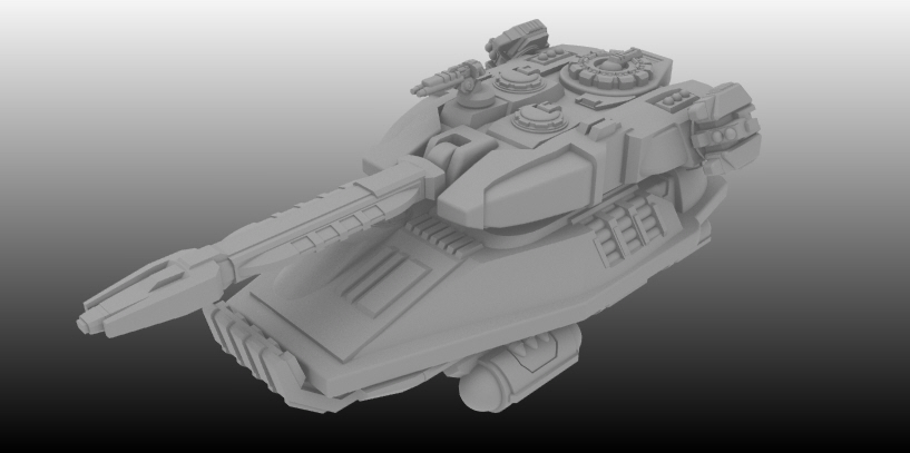 Painted Arc Fleet Armor by Mike Wikan