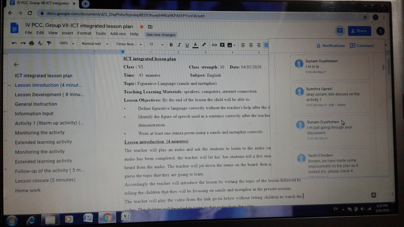 ICT integration in Teaching and learning : Reflection on Co-constructive tool