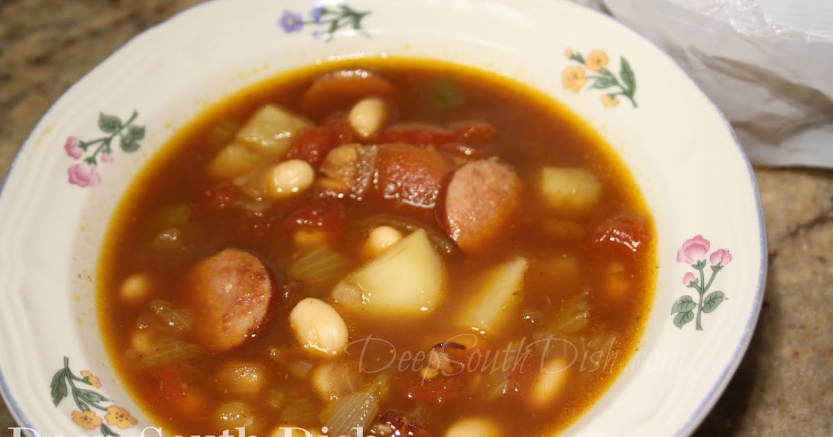 Deep South Dish: Smoked Sausage and White Bean Chowder