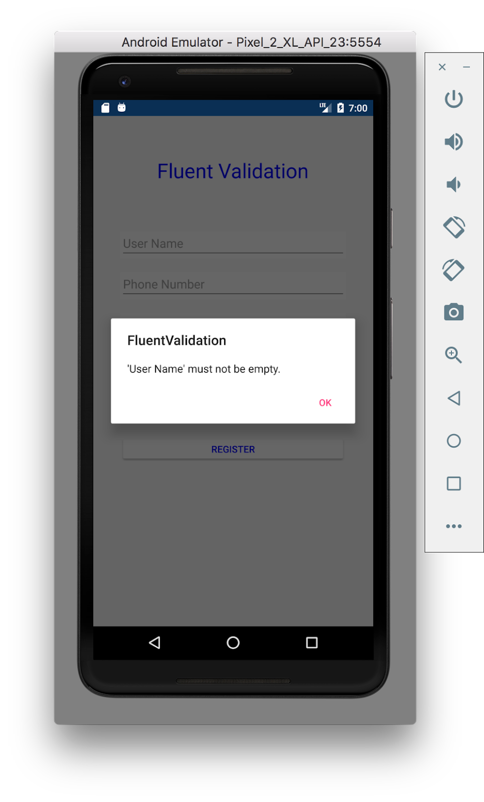Demo Screens From Android