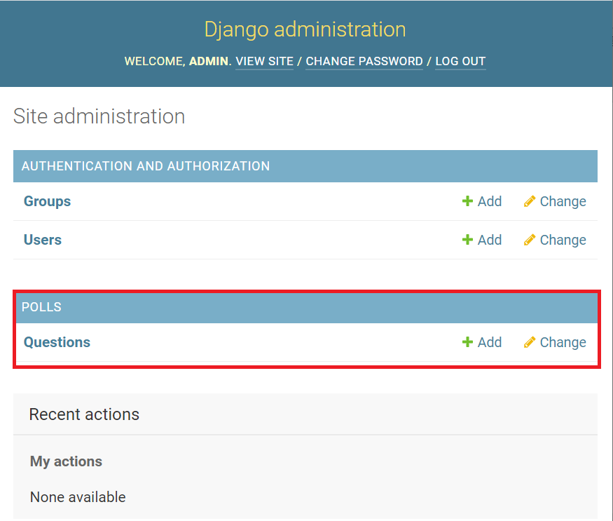 Django Python 튜토리얼 예제로 살펴보는 Django 분석 ② 관리자 기능