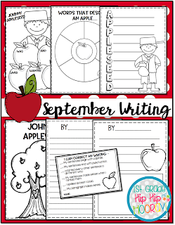 1st Grade Hip Hip Hooray!: September...Johnny Appleseed, Apples and ...