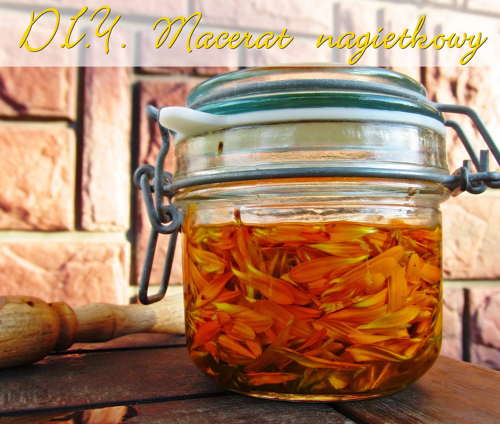 Dziennik Blondynki ;): DIY: Macerat nagietkowy na zimno