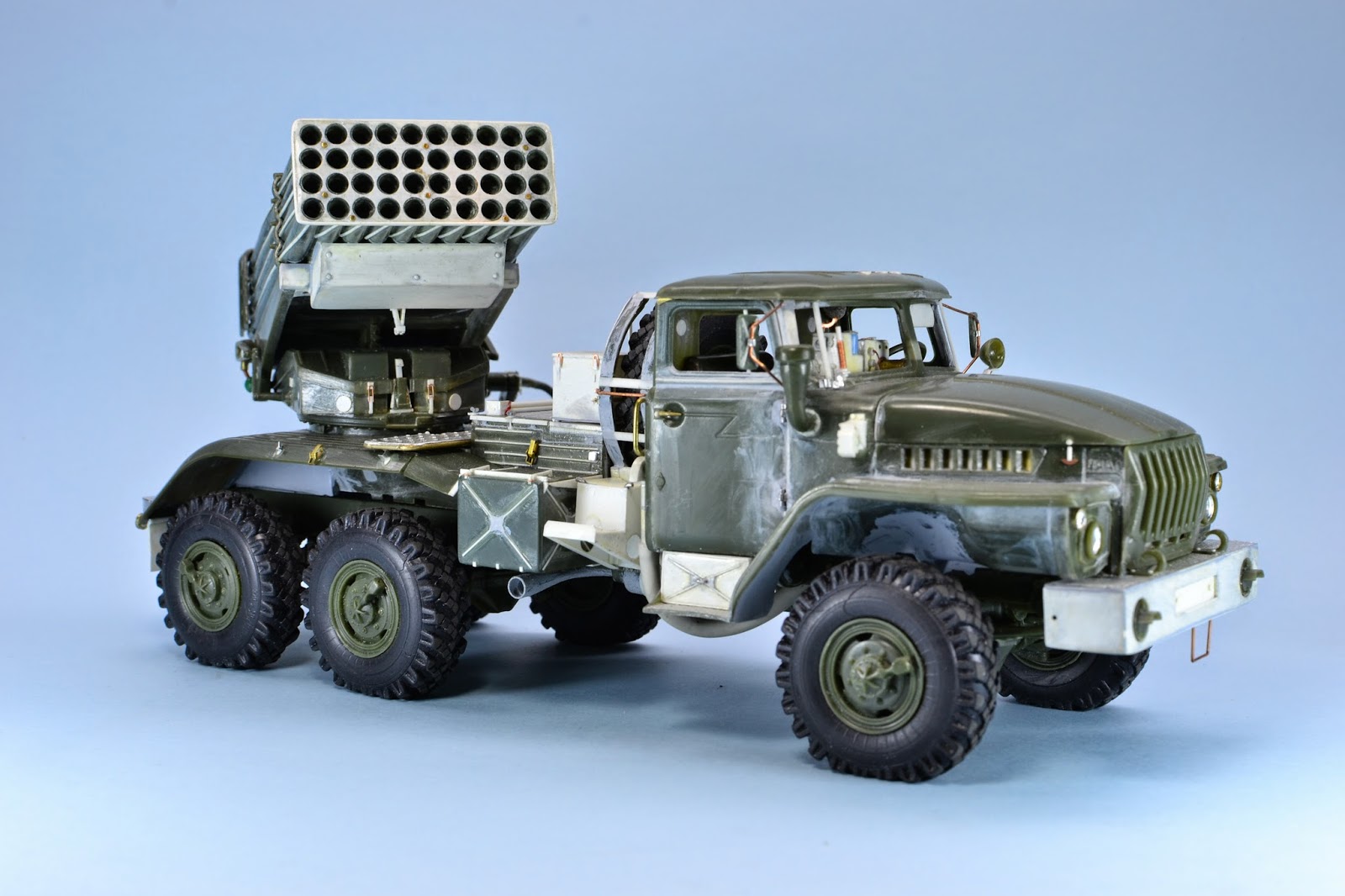 Scale Modeling by Iván Loera: Russian Truck Ural 4320 with rocket ...
