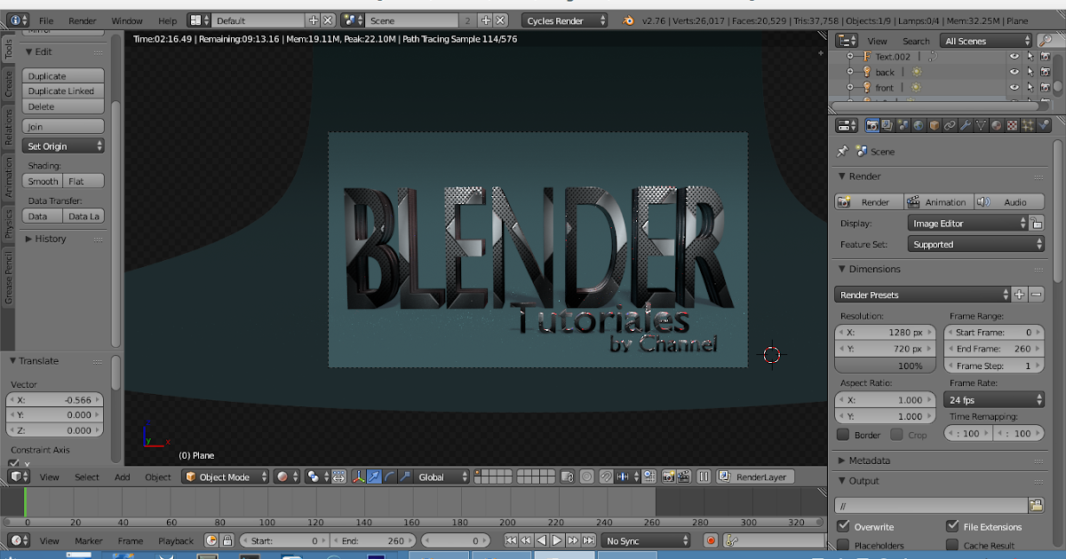 Tutoriales Blender: My first time with cycles render