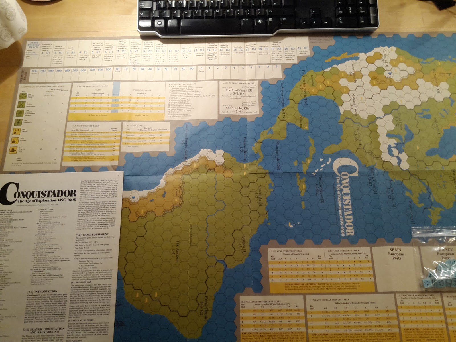 Brian's Wargaming Blog: My Collection: Conquistador SPI 1976