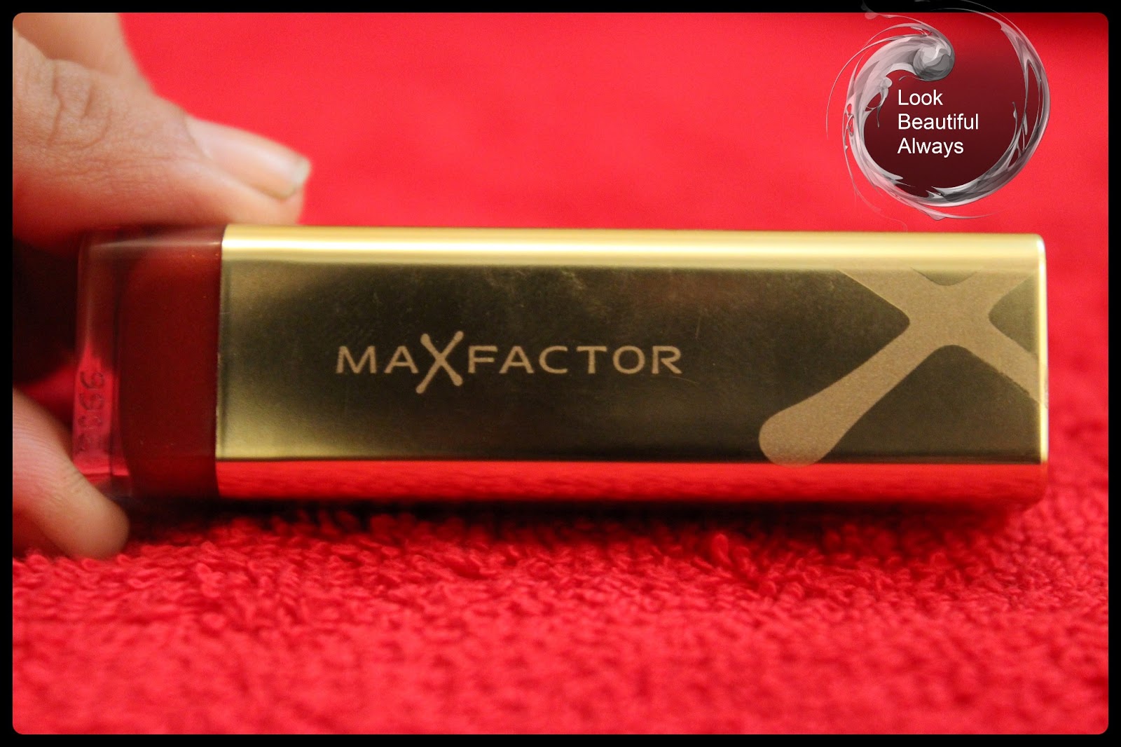 Look Beautiful Always: Max Factor Colour Elixir Lipstick in Shade no 853 Chilli Review and Swatch