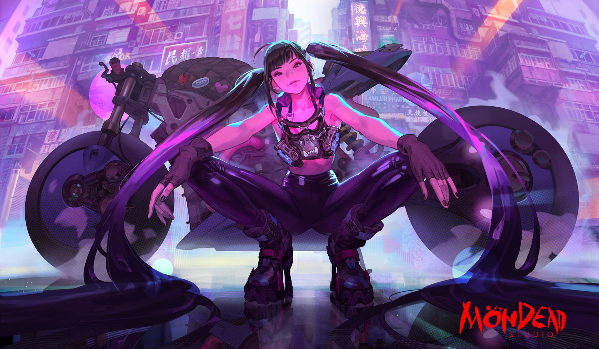 Mercenary Garage Cyberpunk Girl mercenary-garage-cyberpunk-girl
