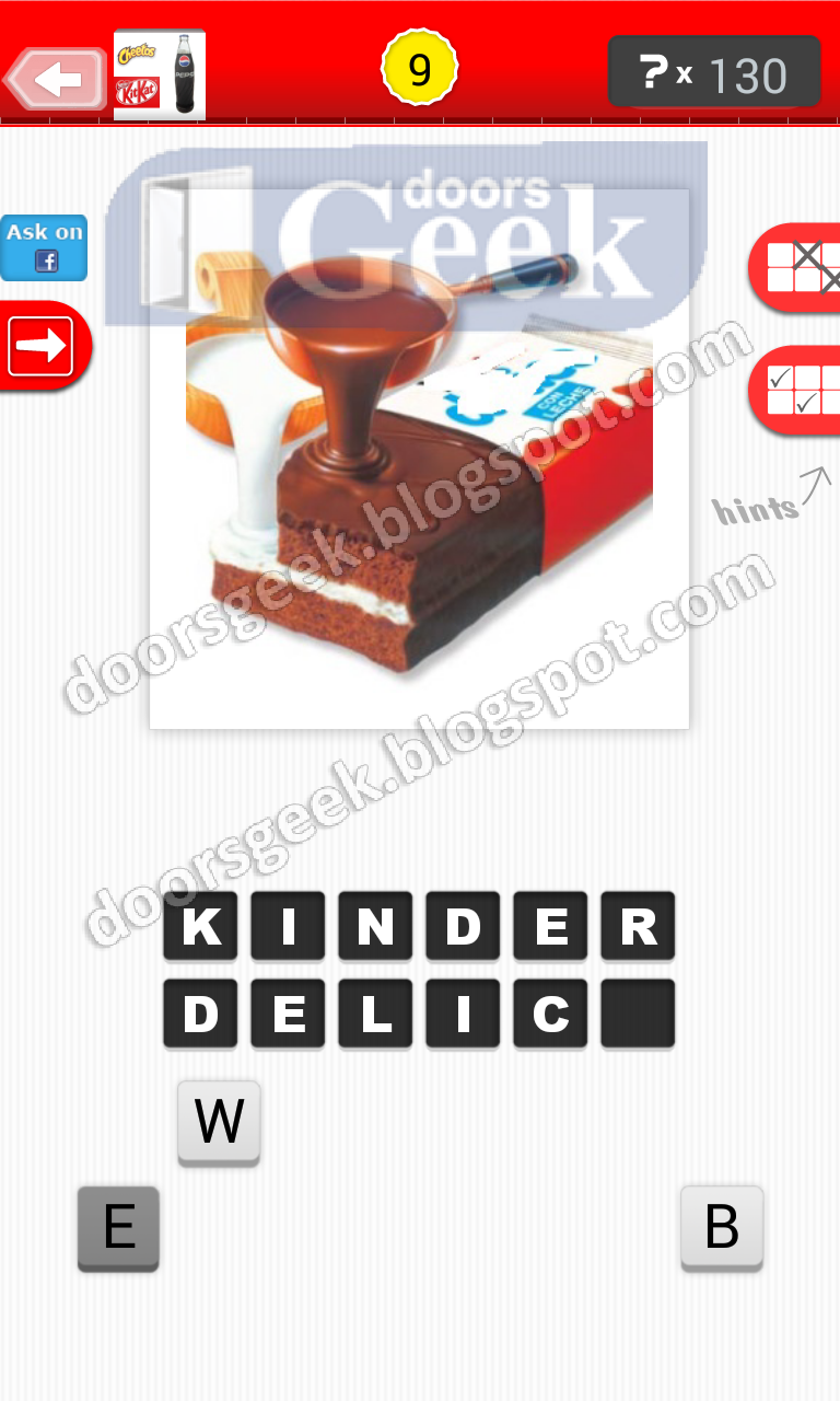 Guess The Food [Level 8-9] answer ~ Doors Geek