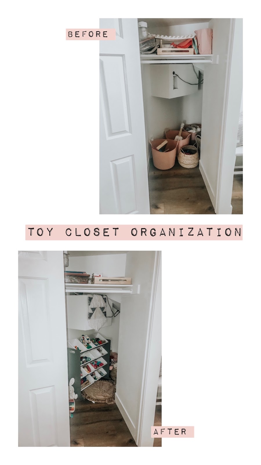 Toy Closet Organization - Sloppy Elegance