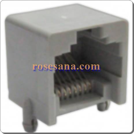 2R Hardware & Electronics: Telephone Modular Jack 8P8C Low Profile