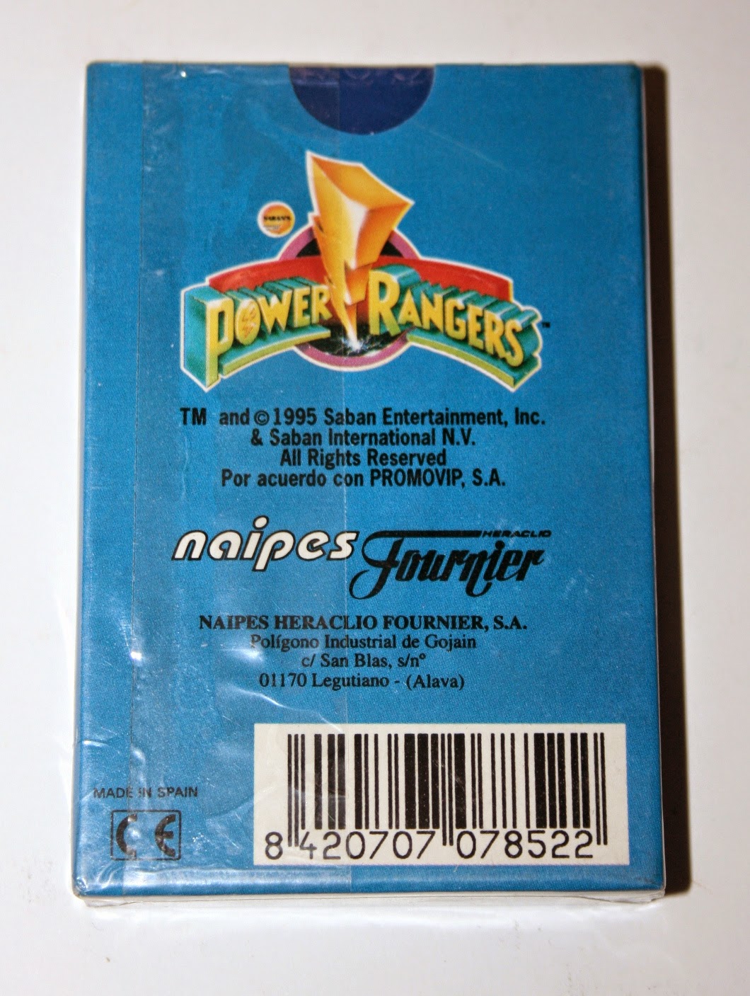 EL DRAGON DORADO: BARAJA DE CARTAS FOURNIER DECK OF CARDS POWER RANGER ...