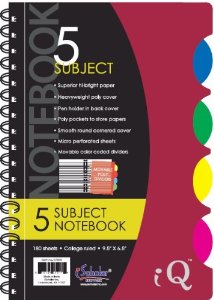 Buy School Supplies For College: Review of iScholar iQ 5-Subject Poly ...