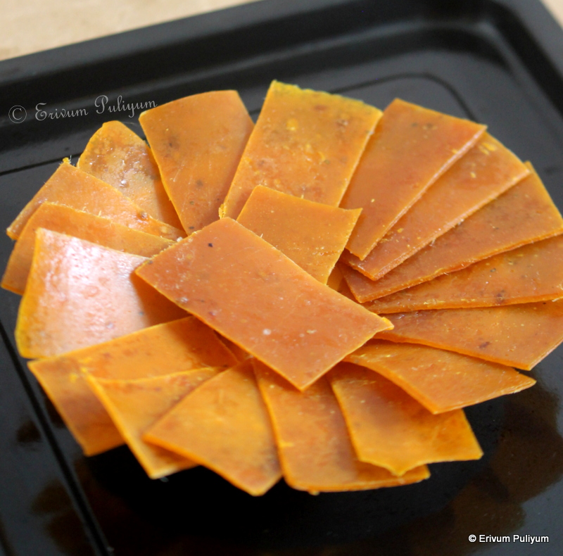 Erivum Puliyum: Aam(Mango) Pappad | Manga Thera (Step by Step Pics)