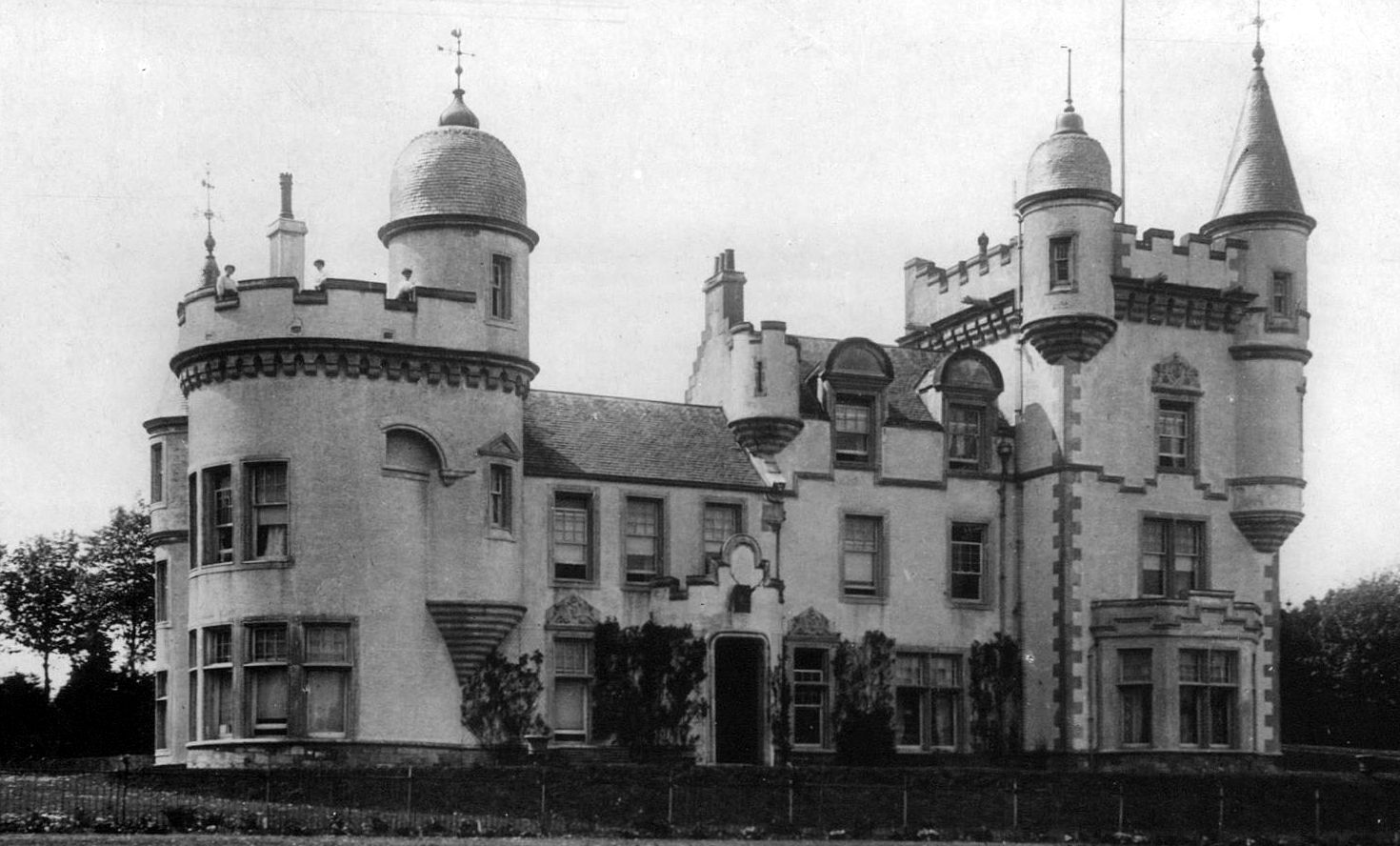 Tour Scotland: Old Photograph Braco Castle Scotland