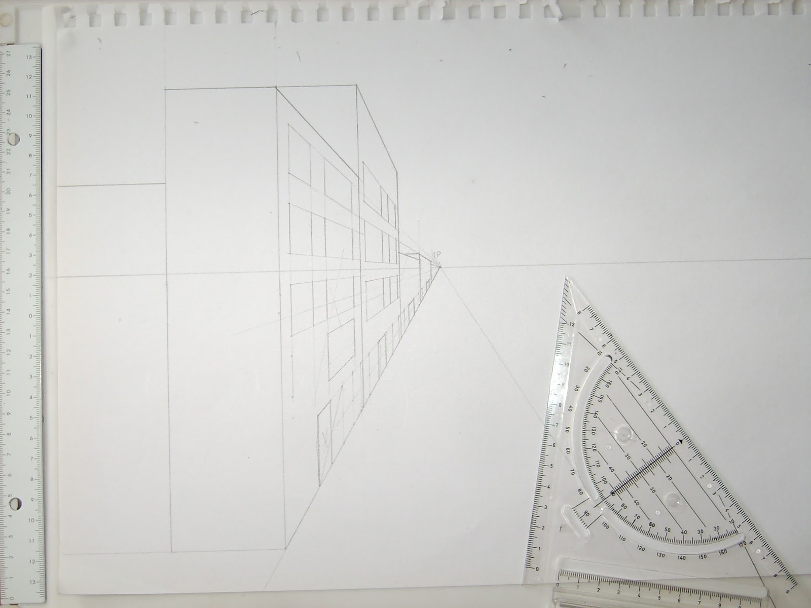 Chris' Painting/Drawing Blog: More on Perspective Drawing: 1-point ...