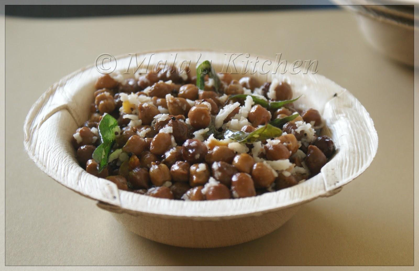 Kadle Shundal | Usli | Black Chickpea Curry - Malas-Kitchen