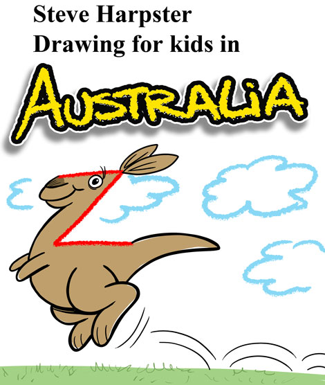 Harptoons: Drawing in Australia!