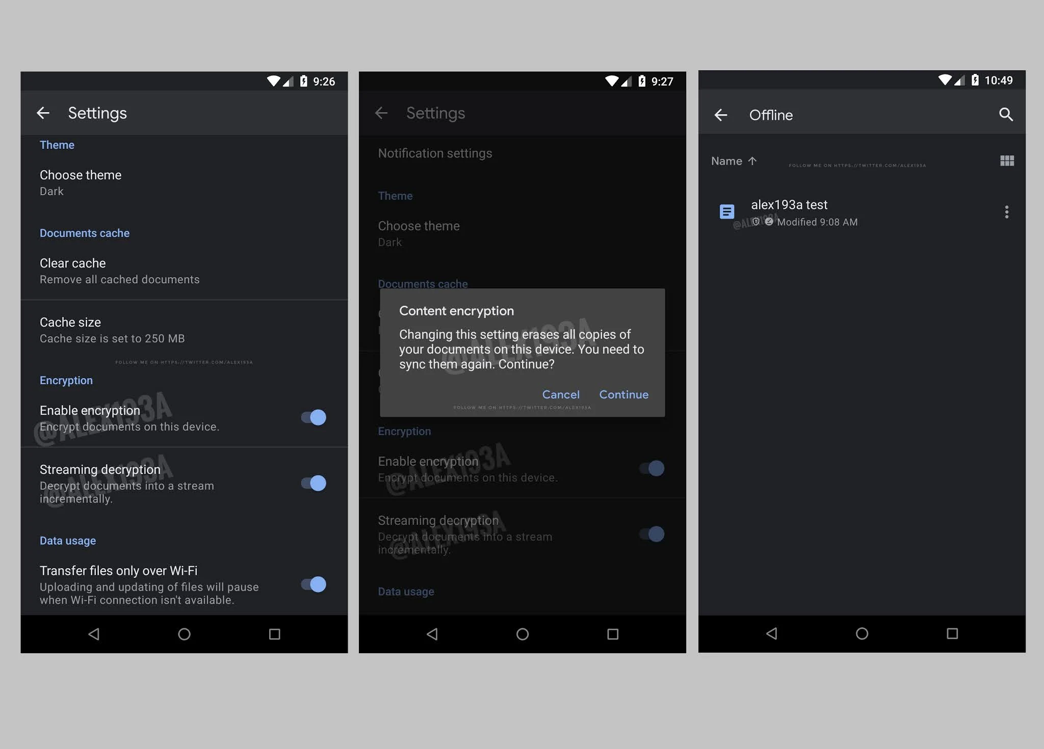 Google Drive plans to add Content Encryption support for offline documents