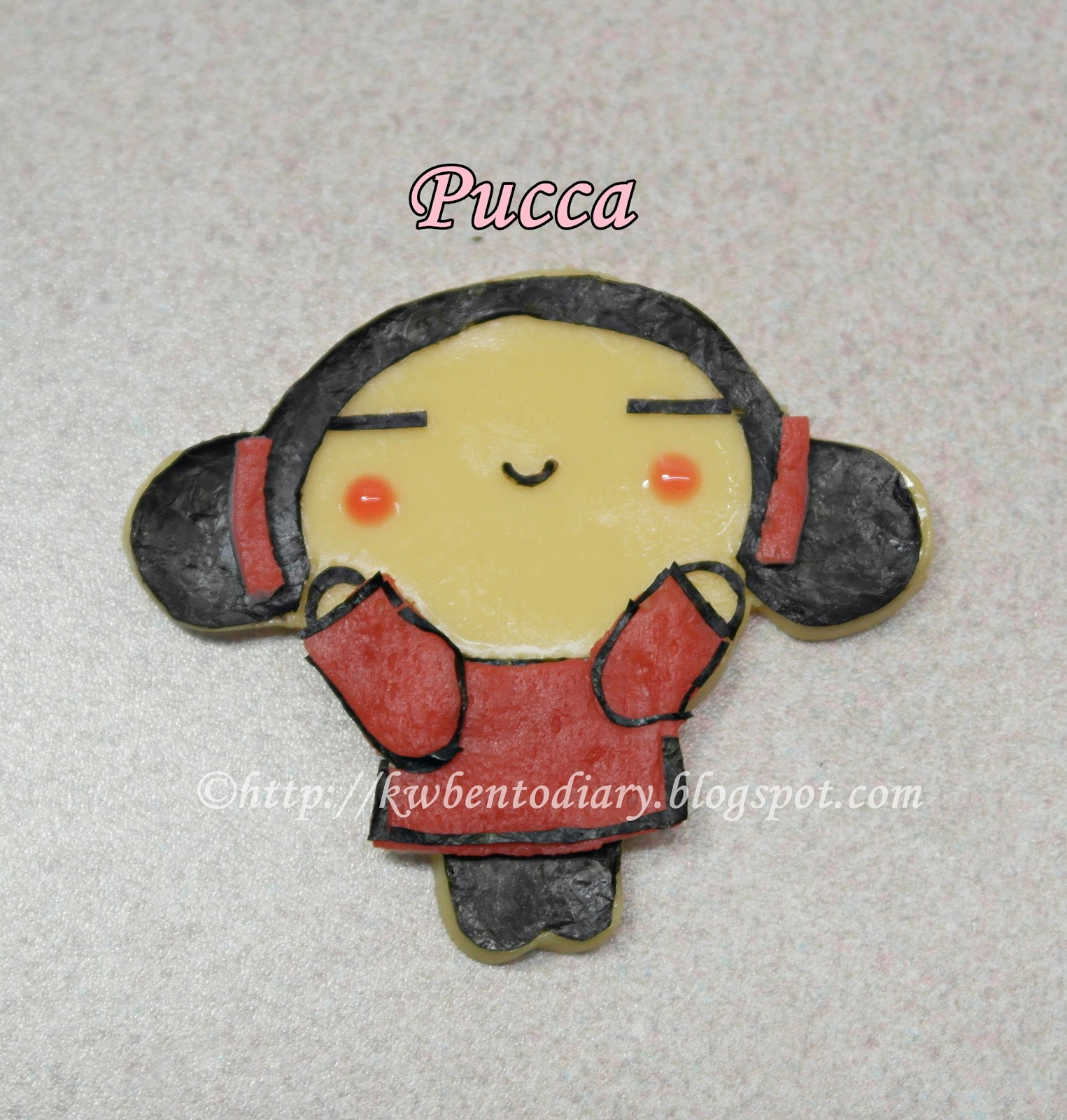 Karenwee's Bento Diary: Pucca & Garu Tutorial