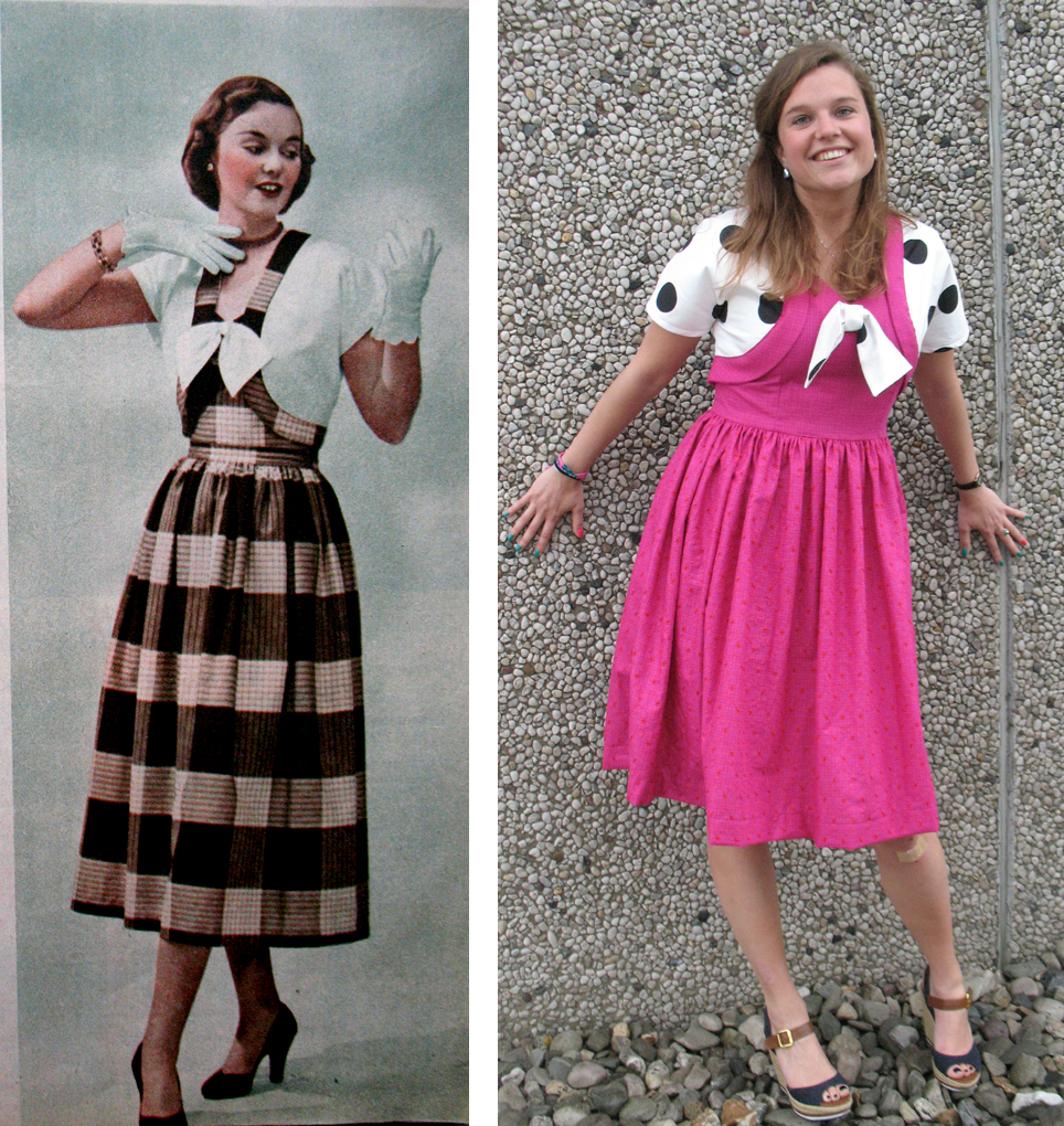 gebreidengoed.blogspot: jeugdig kleedje met bolero-effect