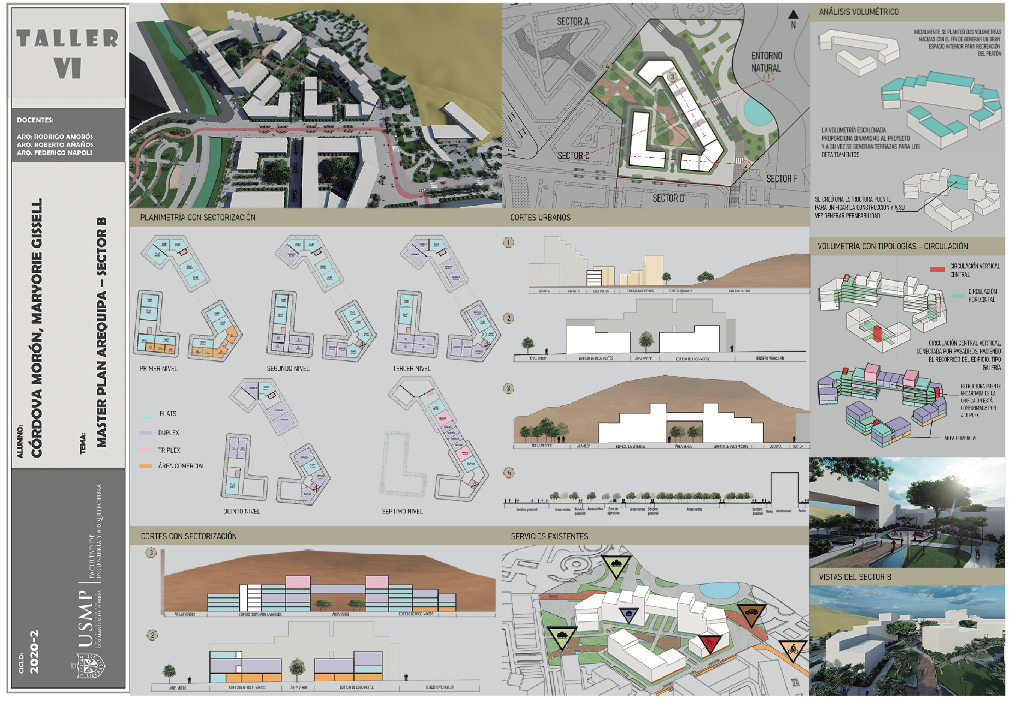 arq-concept: MASTER PLAN CONJUNTO RESIDENCIAL EN AREQUIPA