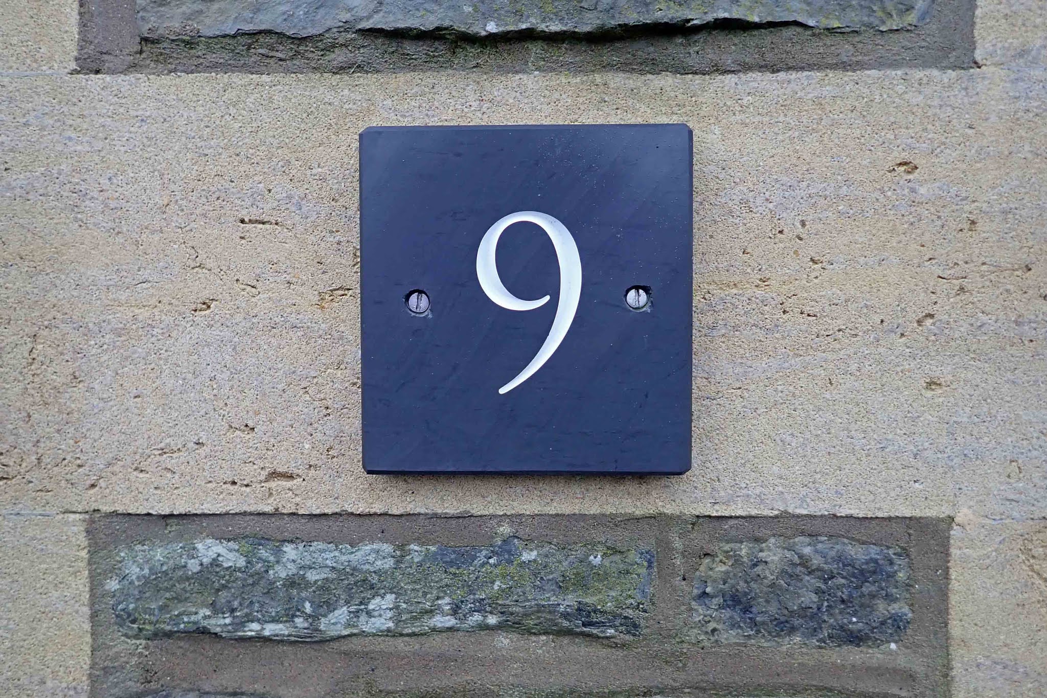 sconzani: House numbers, 1 to 10